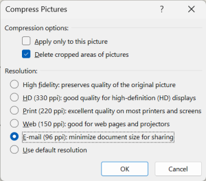 Compress Images in PowerPoint – Helpdesk